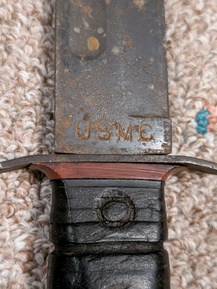 WWII Ka-Bar Fighting Knife USMC Mark 2 2nd Generation WW2 - MK2 ...