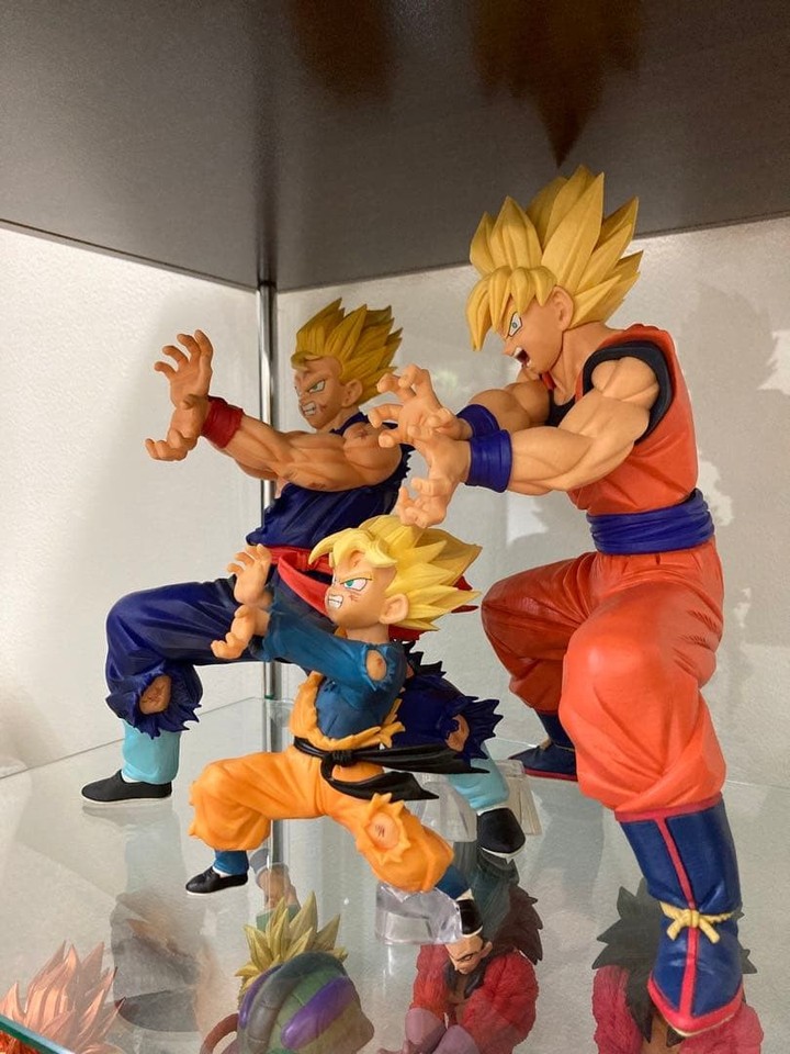 Dragon Ball Ichiban Kuji Son Gohan Goten Parent-Child Kamehameha Set ...