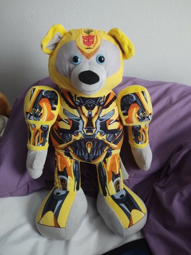 Build-A-Bear Transformers Bumblebee Bear 17” Changes Into Autobot ...