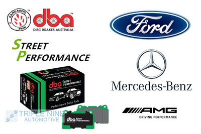 DBA SP PERFORMANCE BRAKE PADS FIT FPV FORCE 8 BF 4dr 08 5.4L BOOS 302 ...