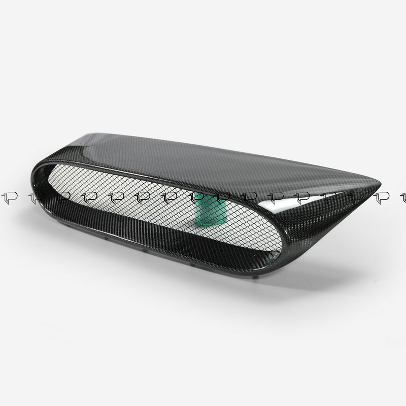 Carbon Hood Vent Scoop Mesh Cover Air For 10-13 Mazda MazdaSpeed 3 MPS ...