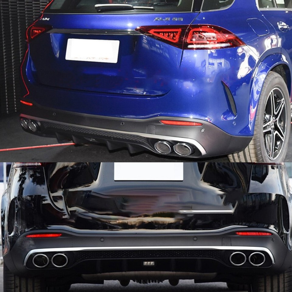 AMG GLE53 Rear Diffuser+Exhaust For Mercedes Benz W167 GLE AMG Line ...