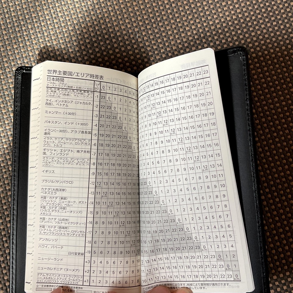 2025 JAL Pocket Diary Journal Schedule Planner Travelers Notebook Japan ...