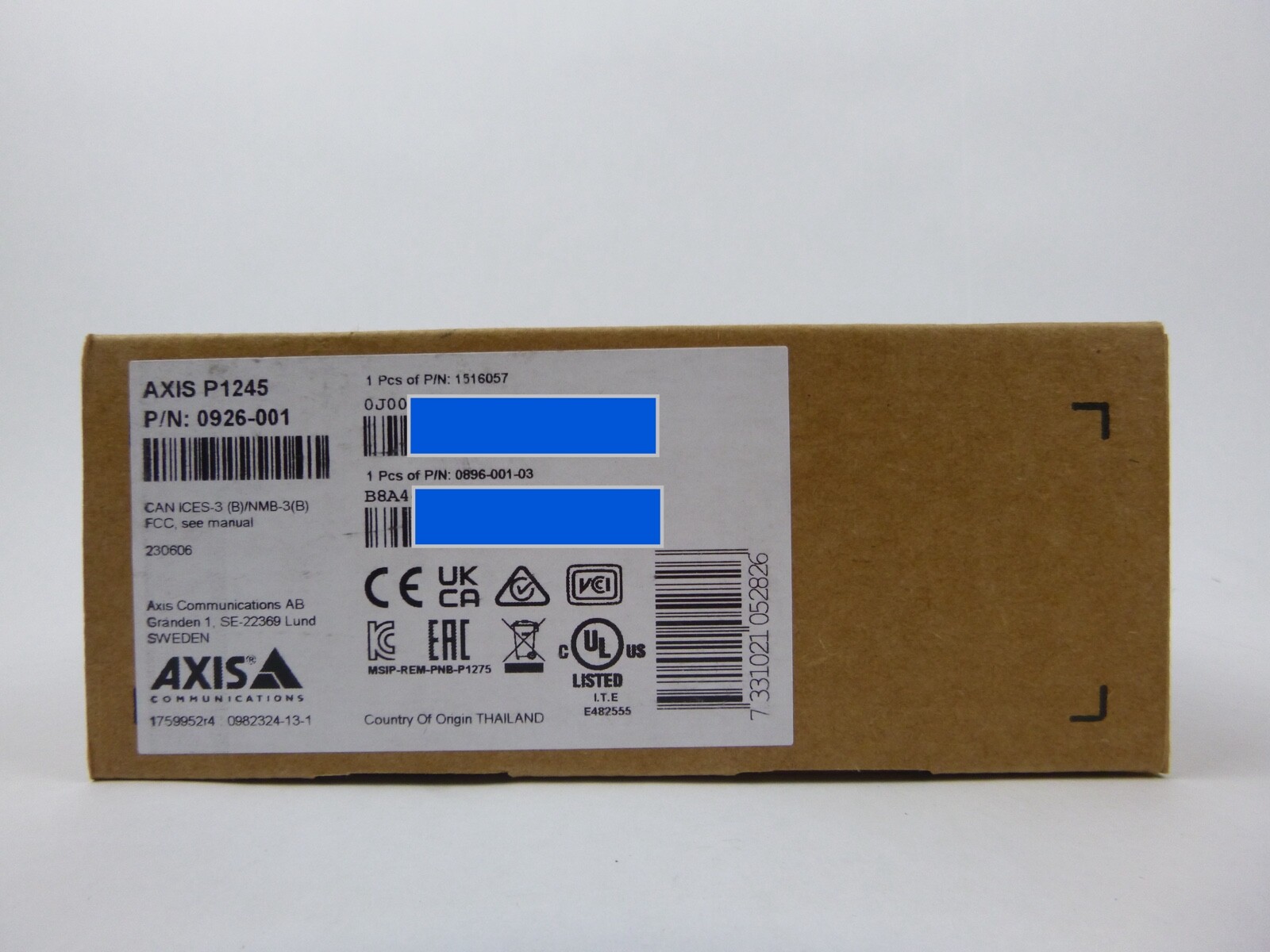 Axis Communications P1245 Covert Network Camera 0926-001 for sale ...