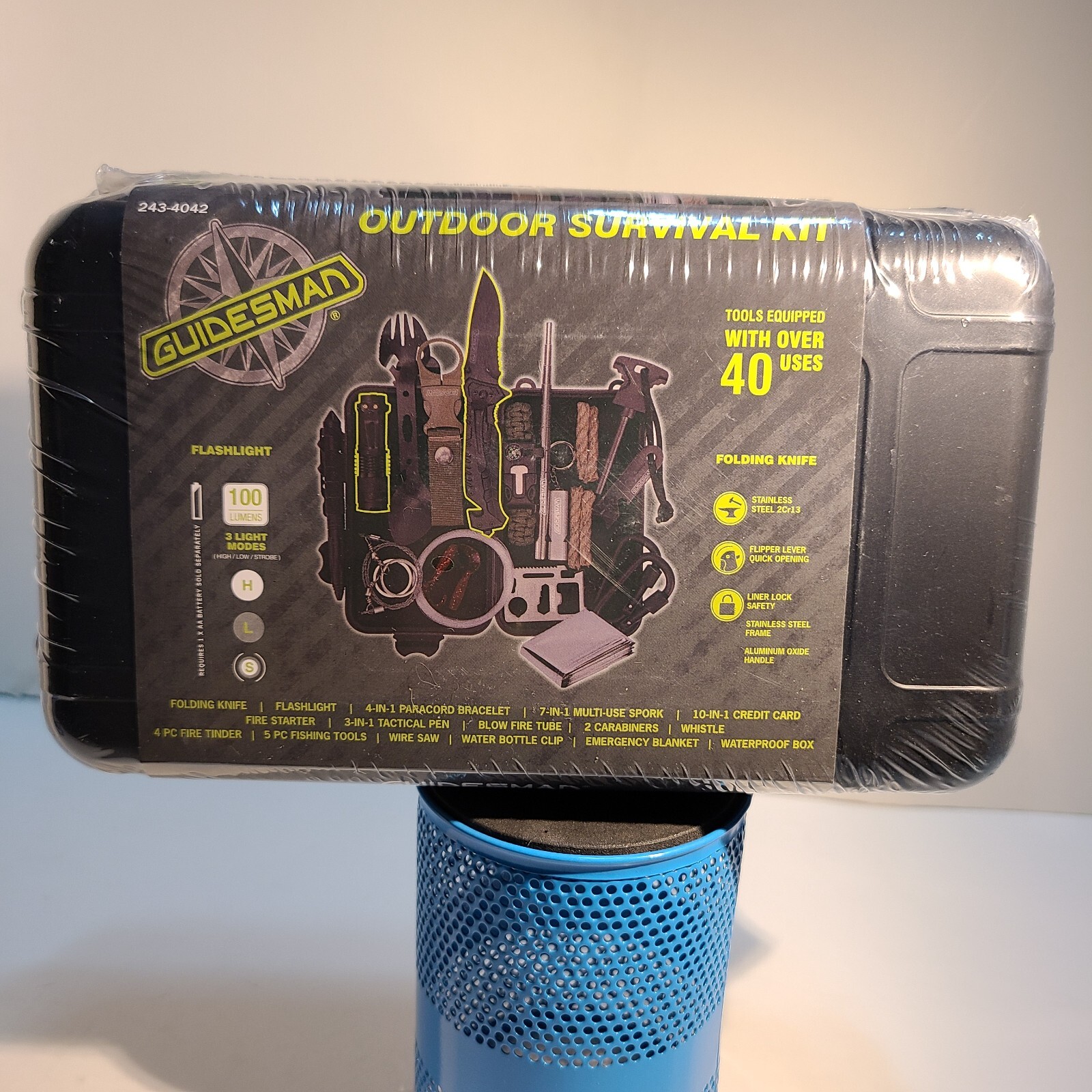 Guidesman Outdoor Survival Kit. Tools Equipped with Over 40 Features ...