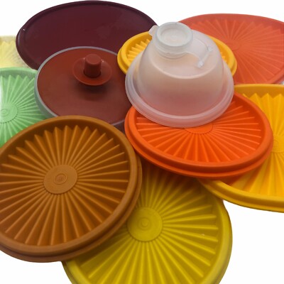 Tupperware Lids Various Sizes and Colours Vintage & New | eBay Australia