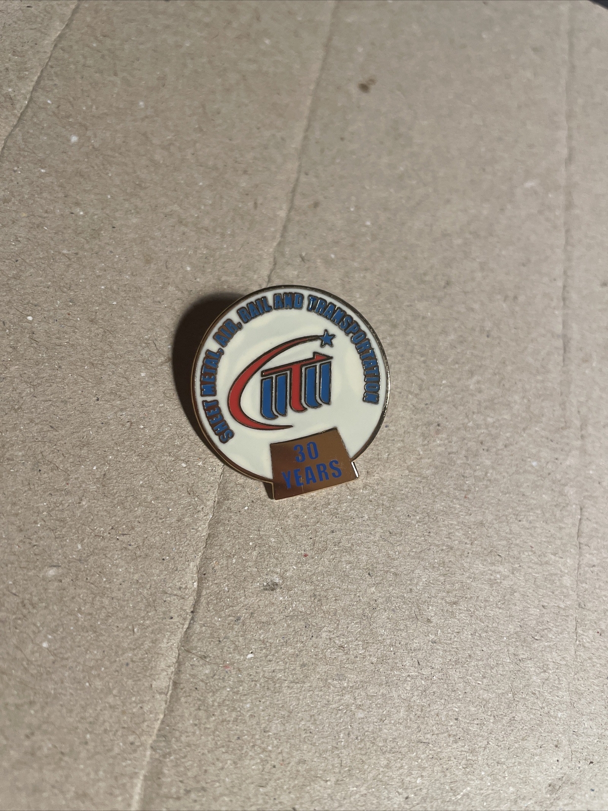 30 Year Vintage Tie Tack Lapel Pin sheet metal air ra… - Gem