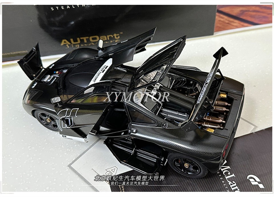 AUTOart 1:18 MCLAREN F1 GT5 1# Carbon fiber Diecast Model Car Gifts ...