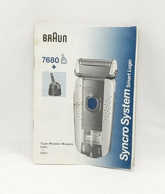 Braun 7680 Syncro System Smart Logic Shaver Manual Only | eBay