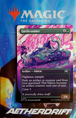 MTG DFT: Earthrumbler (Artifact Vehicle) Full Art 0315 Aetherdrift | eBay