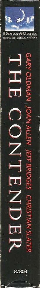 The Contender VHS 2001 Gary Oldman Joan Allen Jeff Bridges Political ...