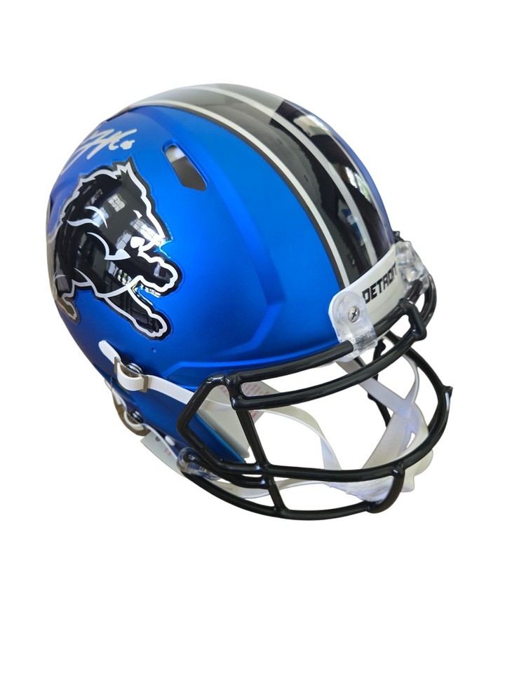Jared Goff Signed FS Authentic Alternate Detroit Lions Helmet Fanatics ...