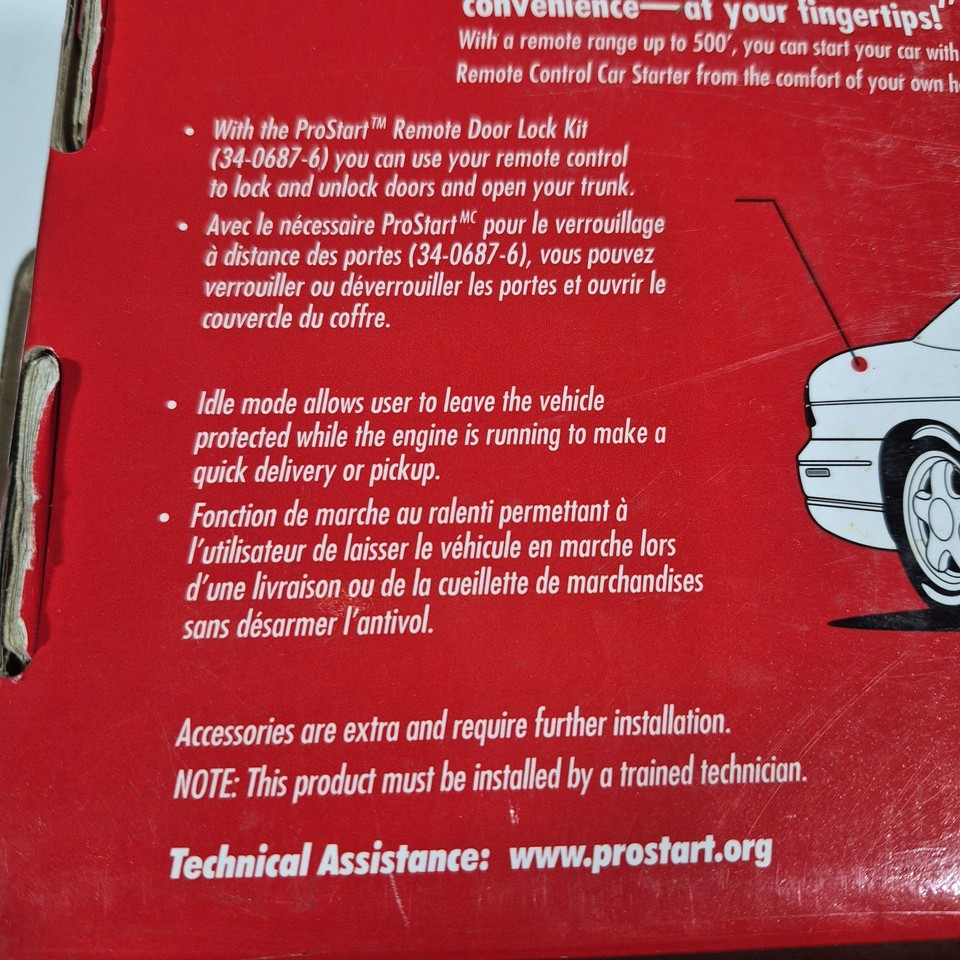 Prostart Remote Car Starter CT-3200 For Automatic Transmission Vehicles ...