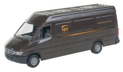 Walthers SceneMaster HO Scale UPS Delivery Van ~ Modern Shield Logo ...