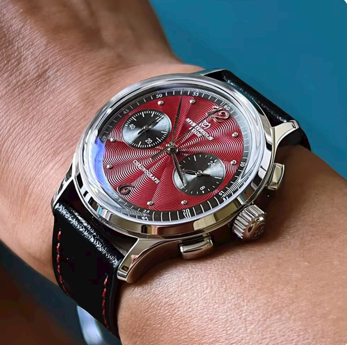 Mysterious Code Men Chronograph Watch Panda Pilot Quartz Wristwatch ...