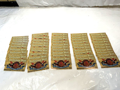 50 Perfection Beer Bottle Label Horlacher Brewing Co Allentown PA Gnome ...