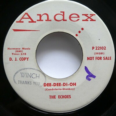 the ECHOES 45 Time / dee di oh ANDEX doowop Promo #1666 | eBay Australia