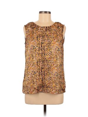 Kasper Women Yellow Sleeveless Blouse M | eBay