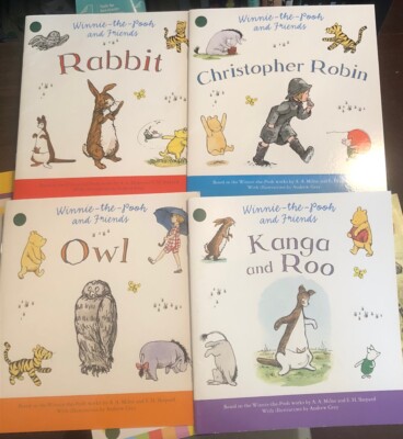 Winnie the Pooh and Friends - Christopher, Rabbit, Owl, Kanga And Roo ...