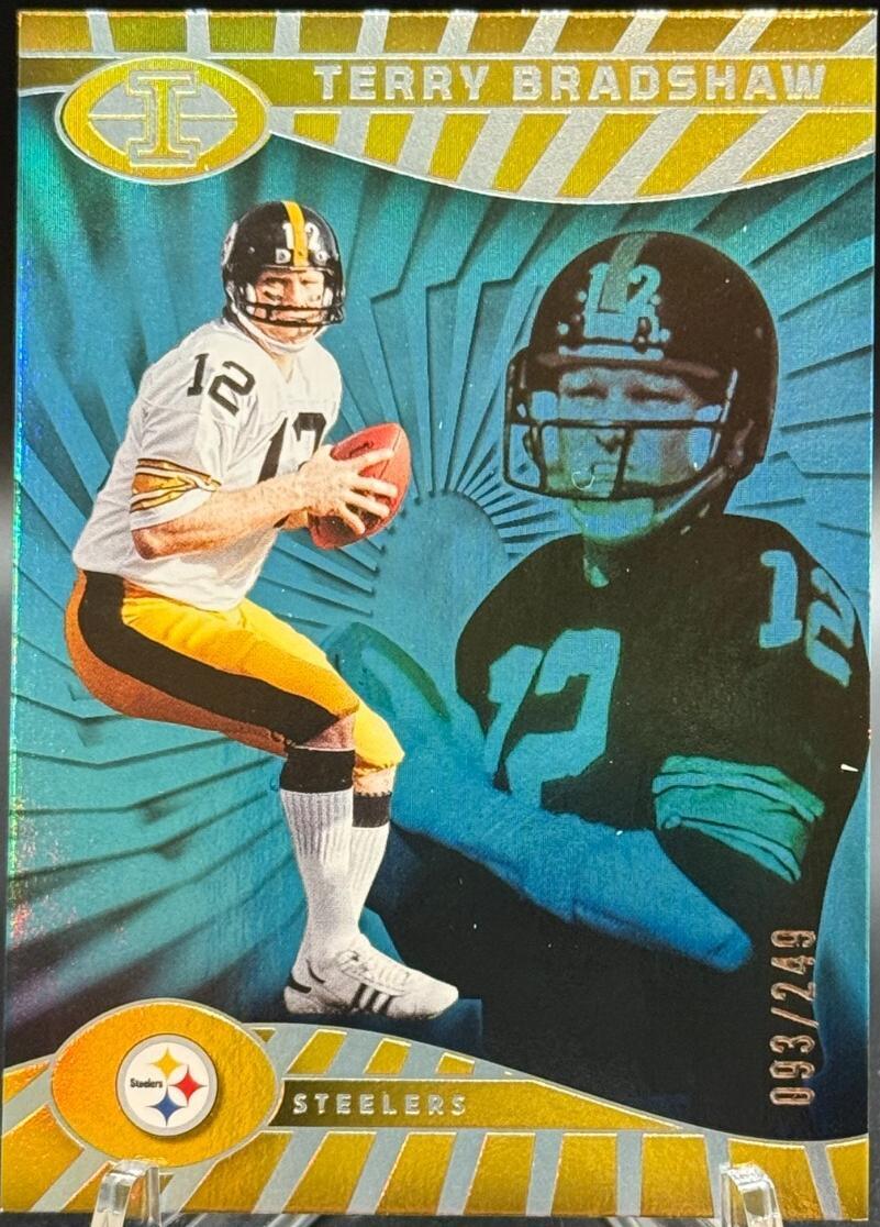 2024 Panini Illusions - Terry Bradshaw #96 Trophy Collection Light Blue ...