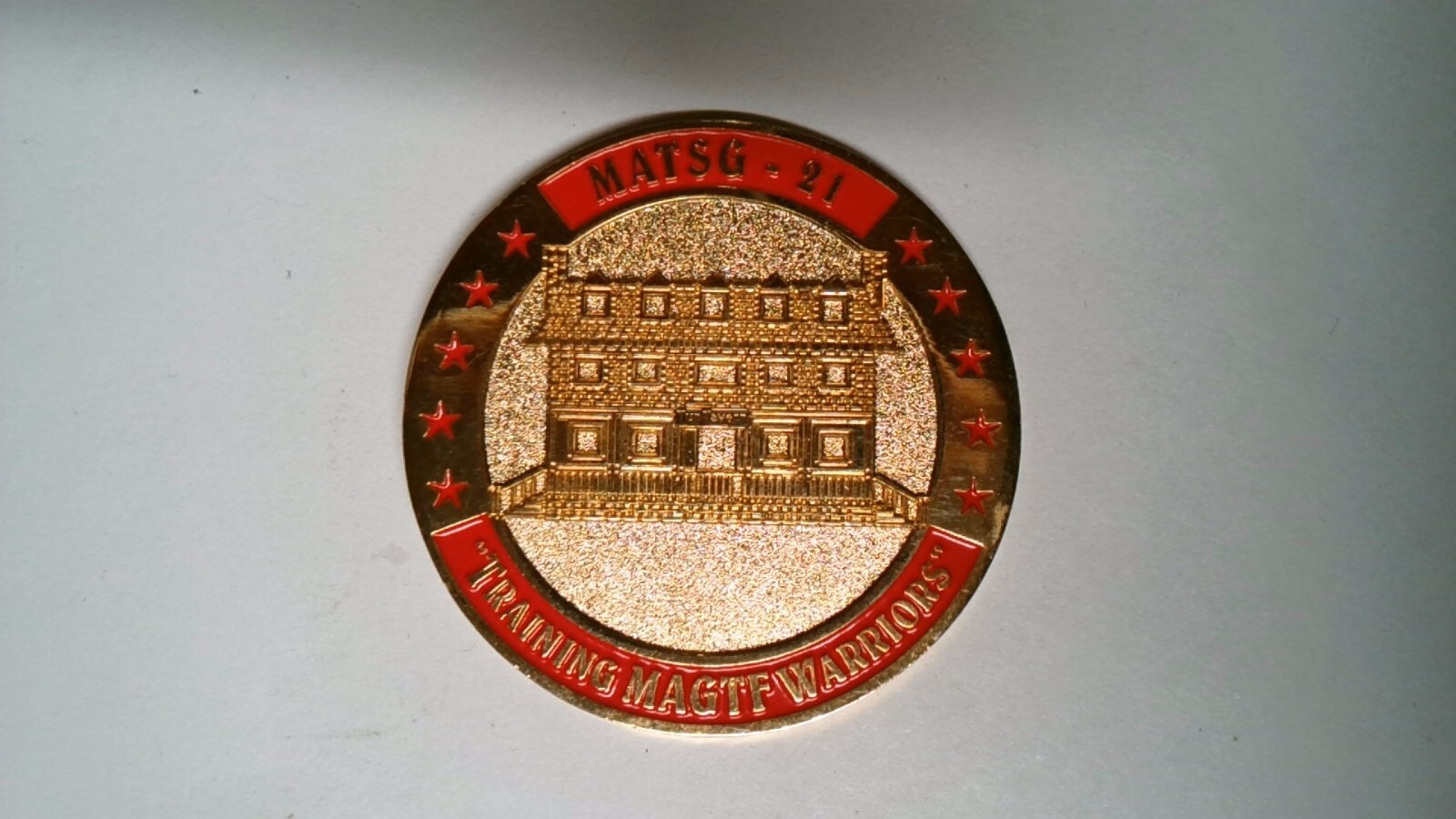 CHALLENGE COIN UNITED STATES MARINE CORPS 232ND BIRTHDAY BALL MATSG-21 ...