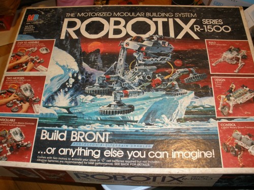 Vintage 1985 ROBOTIX R-1500 Sci Fi Toy Building System Spaceship Set ...