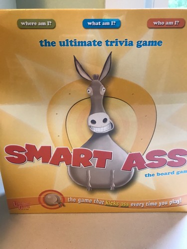 Brand New Sealed Smart Ass Game Ages 14+ 2-8 Players Ultimate Trivia ...