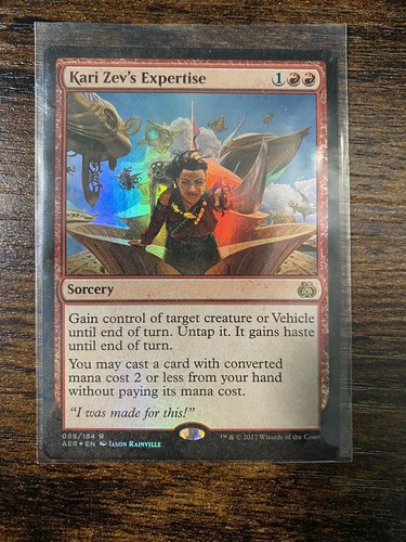 MTG Foil Kari Zev's Expertise Never Played | eBay