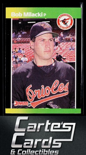 Bob Milacki 1989 Donruss Baseball's Best #254 Baltimore Orioles Rookie ...