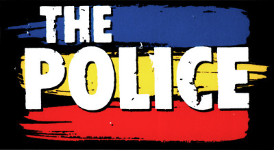 Sticker - The Police Red Blue Yellow Stripe Logo Rock Music Band 80s ...
