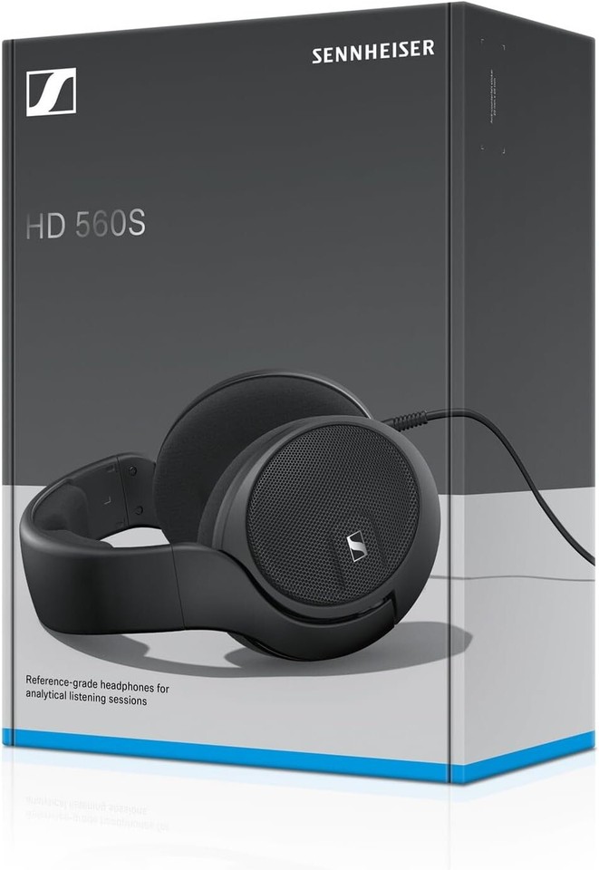 Sennheiser HD560 S Over-The-Ear Audiophile Headphones Dynamic Open Type ...