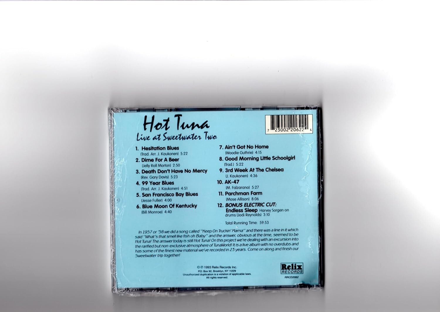 Live at Sweetwater Two by Hot Tuna (CD, 2004) for sale online | eBay