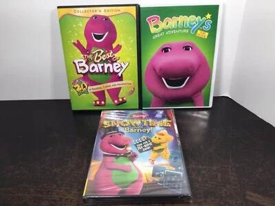 Barney DVD Lot of 3 The Best Of Barney, | Grelly USA