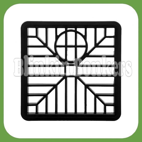 SQUARE ROUND DRAIN COVER PLASTIC LEAF GUARD GRID PLATE GULLY GUTTER ...
