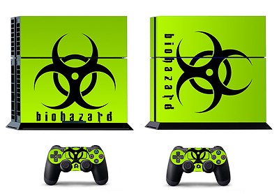 Biohazard 253 Vinly Skin Sticker Sony PS4 PlayStation 4 and 2 ...
