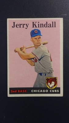 1958 Topps Baseball card # 221 Jerry Kindall ( G to VG ) | eBay