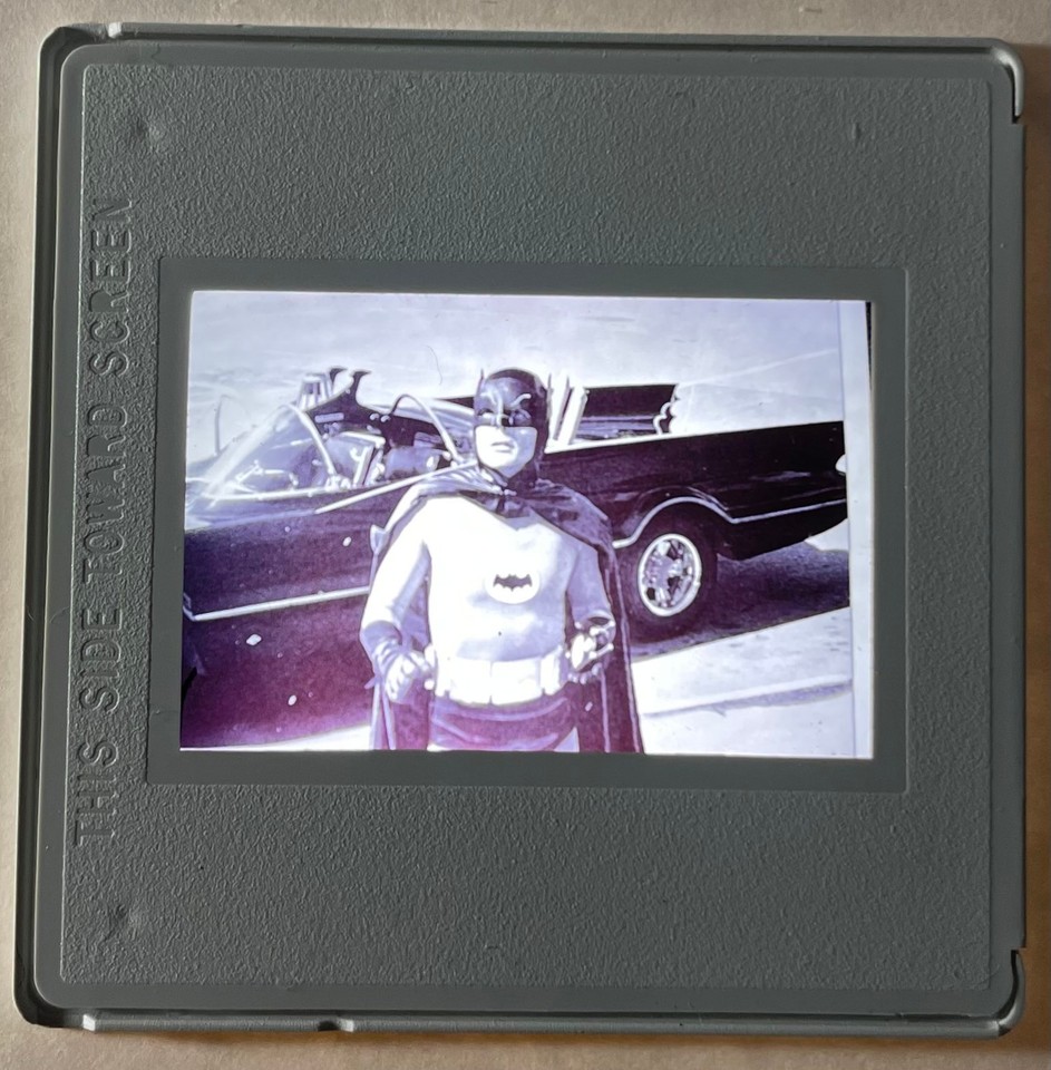 BATMAN 1966 BRUCE WAYNE 35mm Film Slide BATMOBILE CLASSIC | eBay
