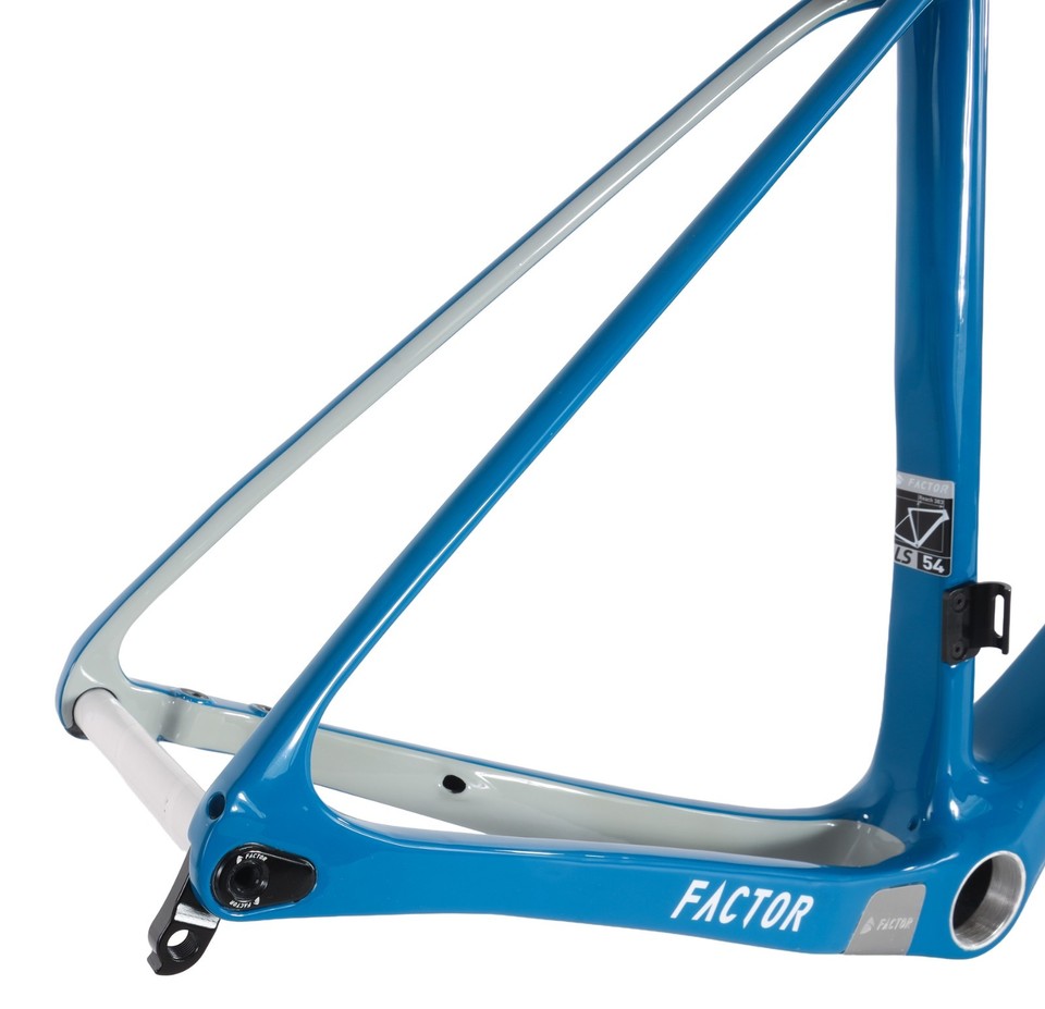 Factor LS Premium Disc Carbon Gravel Bike Frameset 54cm Vintage Blue ...
