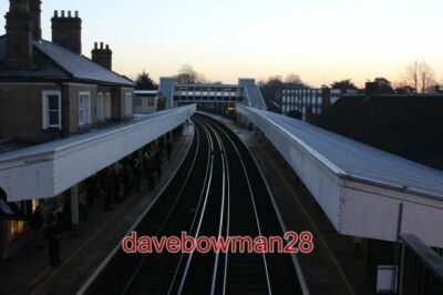 PHOTO STAINES STATION LOOKING EAST TAKEN FROM THE FOOTBRIDGE AT THE ...