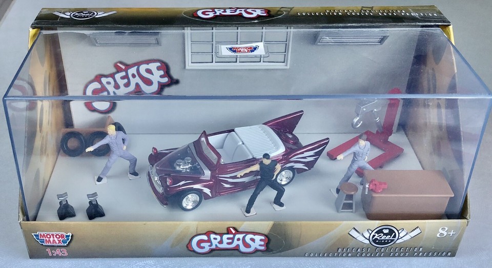 Reel Rides Grease Lightning Diorama 1:43 Diecast Collection John ...
