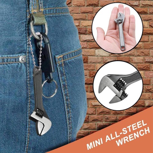 Mini Adjustable Spanner Wrench 4" 100mm Carbon Steel Hand Professional ...