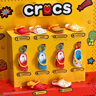 McDonalds Mini Crocs Keychain Happy Meal Toys Completed Set All 10 PCS ...