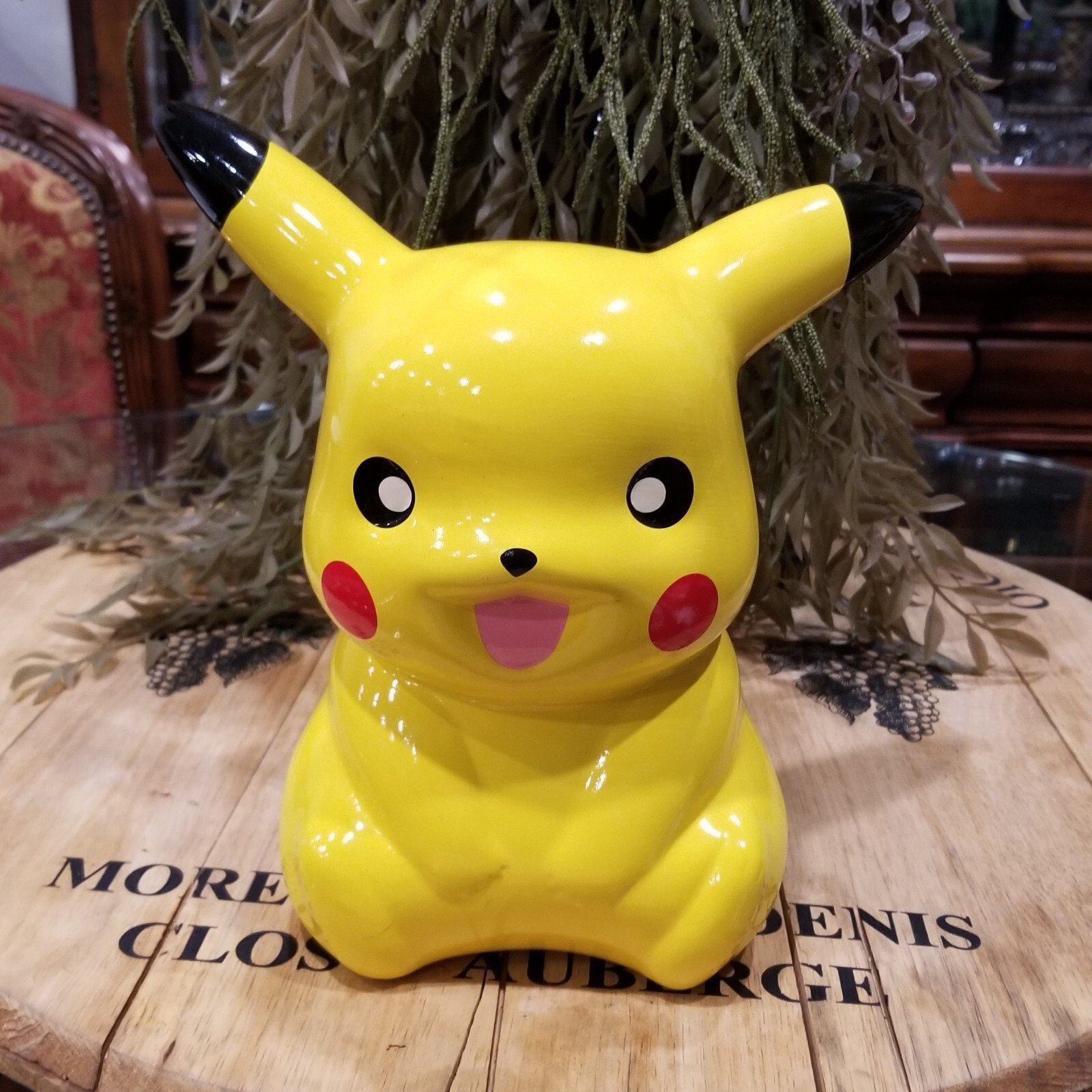 2014 FAB Nintendo Pokemon Pikachu Ceramic Coin Money Piggy Bank 9" High ...