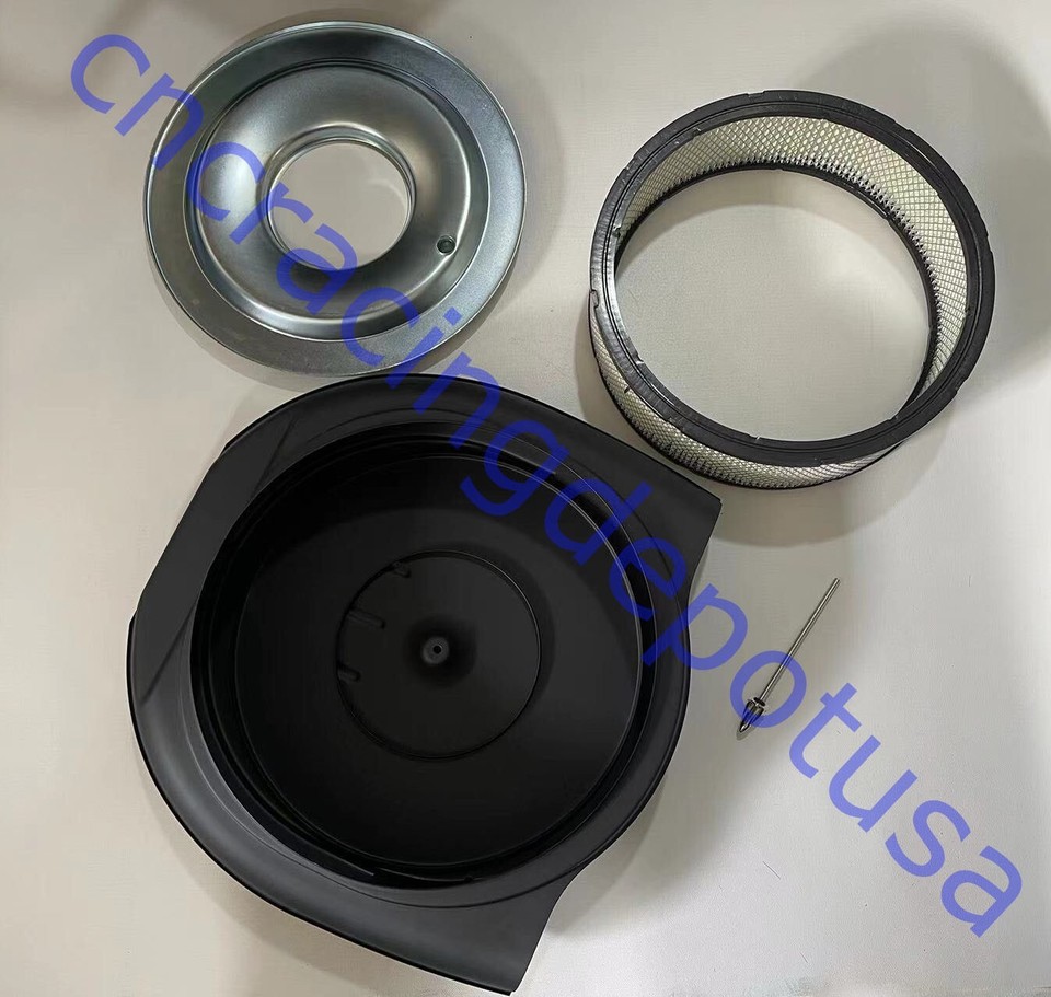 Cadillac Oldsmobile Retro Black Steel Air Cleaner 1951-56 Batwing Style ...