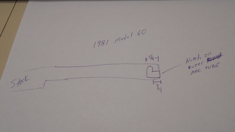 Marlin Model 60 & 99C .22 Inner Magazine Tube for Pre 1975 Rifles Part ...