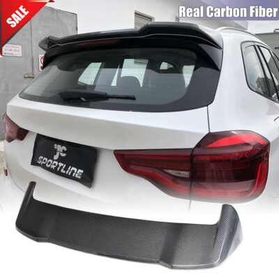 Fit For BMW X3 G01 M40i 2018-2021 Carbon Fiber Rear Roof Window Spoiler ...