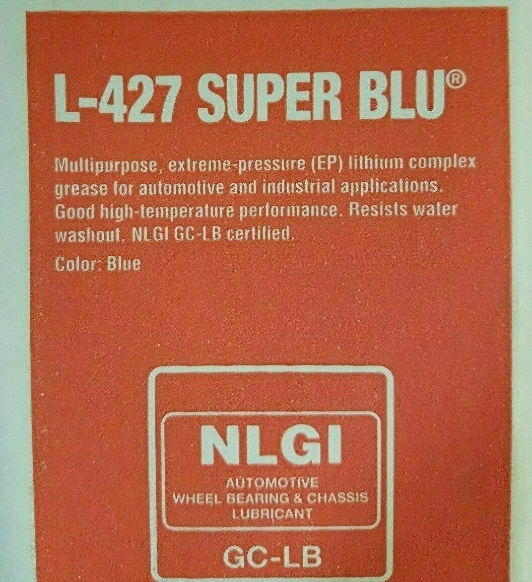 Kendall L-427 Super Blu Grease, NLGI #2 GC-LB; Multipurpose Extreme ...