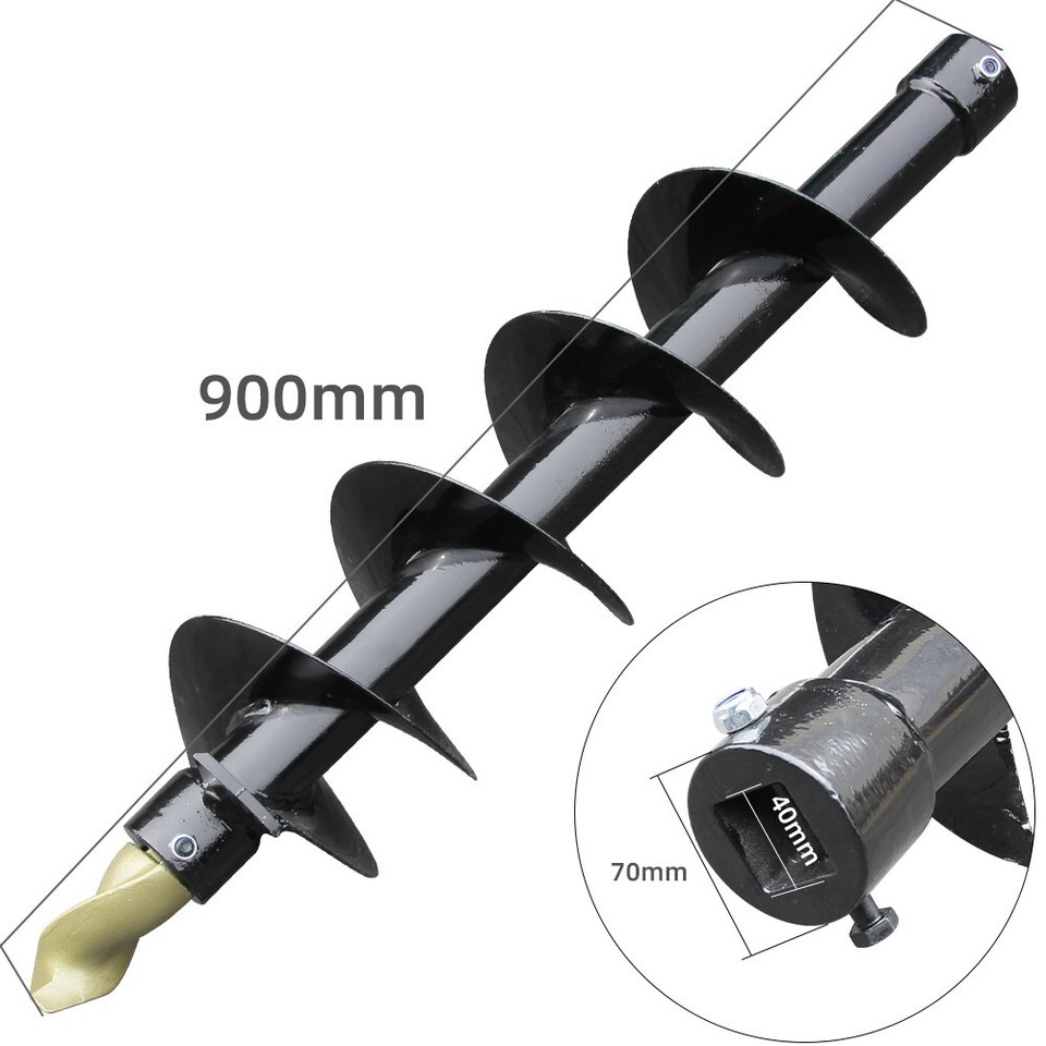 Mini Excavator Hydraulic Auger Drill Attachment Tool Fit 1Ton-2Ton ...