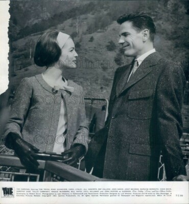 1964 Press Photo Tom Tryon Romy Schneider The Cardinal 1960s Movie | eBay