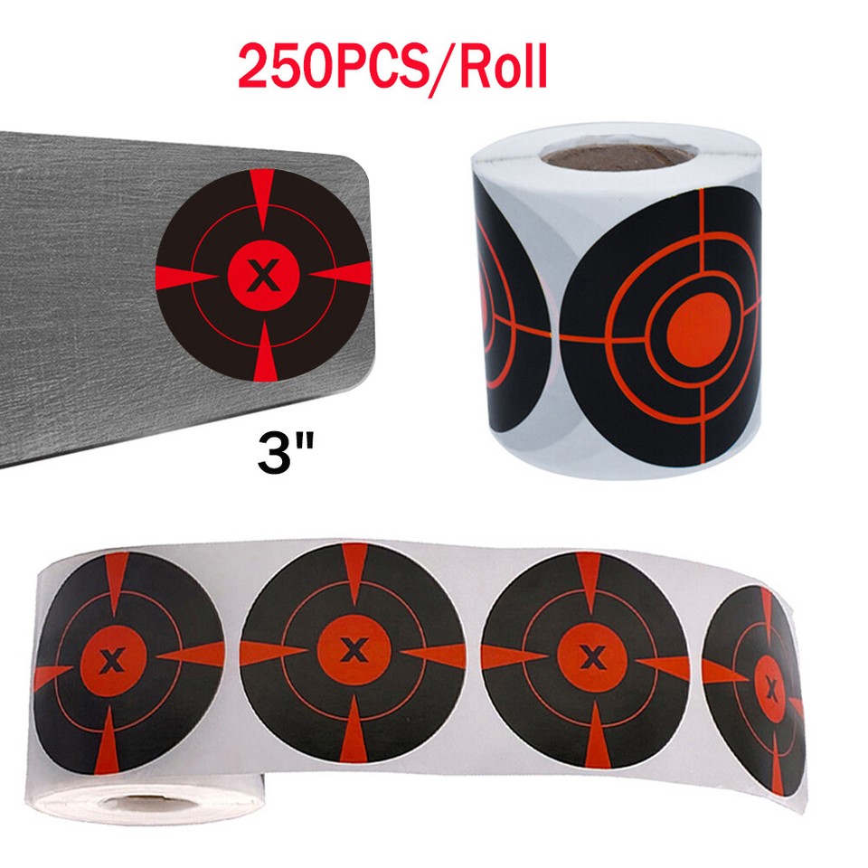 Splatter Target Stickers 3inch Self-Adhesive Reactive Targets Paper for ...
